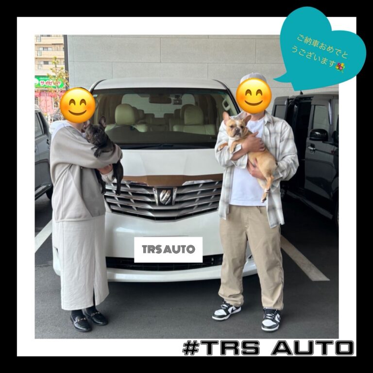 ☆アルファード納車☆ | 【岡山・大阪・広島・千葉・茨城・福島・沖縄】安心クレジット(信用回復ローン)中古車販売・レンタカー｜株式会社TRS ...